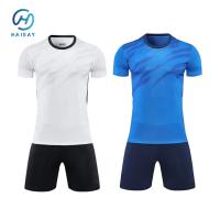 China Custom Team Jersey Lightweight Polyester Football Shirt Featuring Laser Cut Micro Perforations and Anti Static Treatment for sale