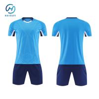 China Custom Team Jersey Breathable Football Shirt Featuring Hexagonal Ventilation Panels and Ultra Lightweight Polyester Fabric for sale