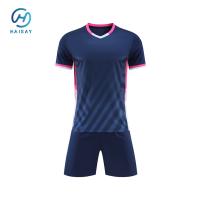 China Custom Team Football Jersey with Quick Dry Material, Breathable Fabric, and Lightweight Polyester for Maximum Performance for sale