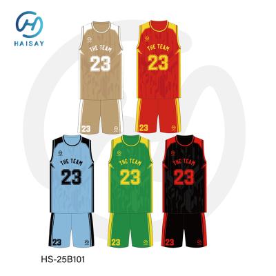 China Men’s Pro Basketball Jersey for Training & Games, Quick-Dry Mesh Fabric, Red/Blue/Black Colors for sale