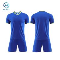 China Men’s Soccer Jersey – Breathable 160gsm Polyester, Lightweight, Red/Blue/Black, Training & Match Use for sale