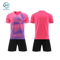 China Custom Team Soccer Jersey with Quick Dry Material, 100% Polyester, and Athletic Fit for Ultimate Performance for sale