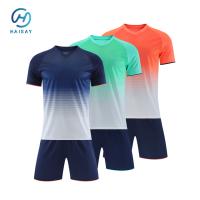 China Custom Team Jersey with Quick Dry Material 100% Polyester and Athletic Fit for Sports Teams for sale