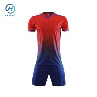 China Trendy Youth Soccer Jersey & Shorts Set – Fun, Colorful, Comfortable Kit for Kids & Teens Who Love to Play & Show Off Their Style for sale