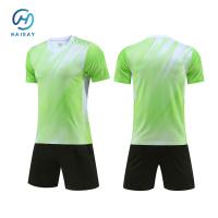 China Custom Team Soccer Jersey with Quick Dry Material Moisture-Wicking Lightweight 160gsm Polyester for sale