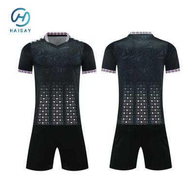China Custom Team Jersey Breathable Football Shirt Featuring Hexagonal Ventilation Panels and Ultra Lightweight Polyester Fabric for sale