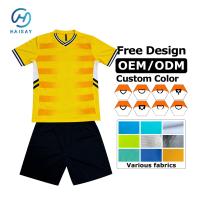China Custom Soccer Jersey Set – Short Sleeve Football Shirt with Matching Shorts for sale