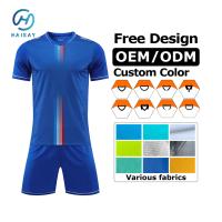 China Men’s Professional Style Football Kit – Short Sleeve Soccer Jersey & Shorts for Team Training for sale