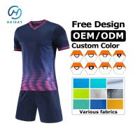 China Custom Team Jersey Made from Quick Dry Polyester Fabric Designed to Keep Players Cool Dry and Comfortable During Matches for sale