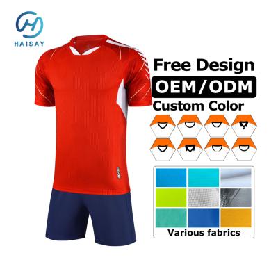 China Custom Soccer Jersey Set Personalized Custom, Multiple‑Color Optional, Unique Custom Name Number Logo Different Custom Designs Football Uniform Kit For Adult Youth Team Match Training for sale