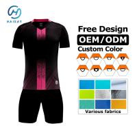 China Custom Training Jersey Personalized Football Soccer Shirt Breathable Quick Dry Fabric for sale