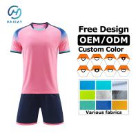 China Match Day Soccer Kit – Short Sleeve Football Jersey & Shorts for Players and Teams for sale