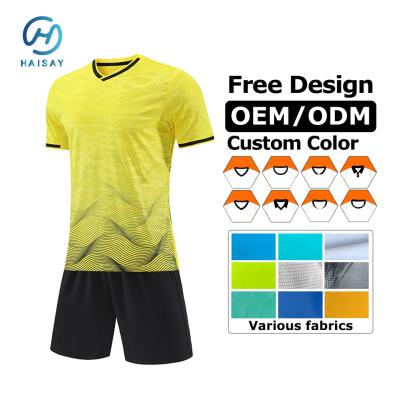 China Custom Team Jersey Ideal for Competitive Soccer Featuring Flexible Fabric Reinforced Stitching and Quick Dry Technology for sale