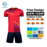China Custom Team Jersey Athletic Fit Provides Full Mobility and Comfort for Soccer Players During Training and Competition for sale