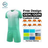 China Wholesale Football Jersey Set, In Stock & Personal Custom Service, Breathable Soccer Uniform With Custom Logo Name Number Printing for sale