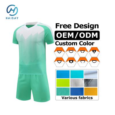 China Wholesale Football Jersey Set, In Stock & Personal Custom Service, Breathable Soccer Uniform With Custom Logo Name Number Printing for sale