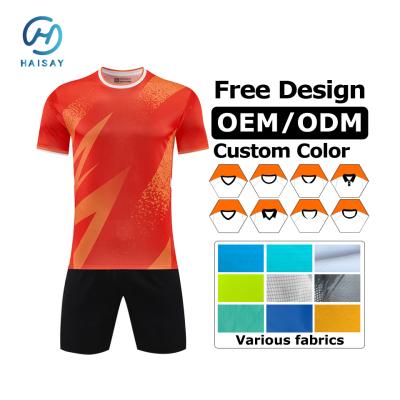 China OEM ODM Free Design Custom Sports Uniform, Quick Dry Sublimation V‑Neck Short Sleeve T‑Shirt, Breathable Active Top For Running Football Club Wear for sale