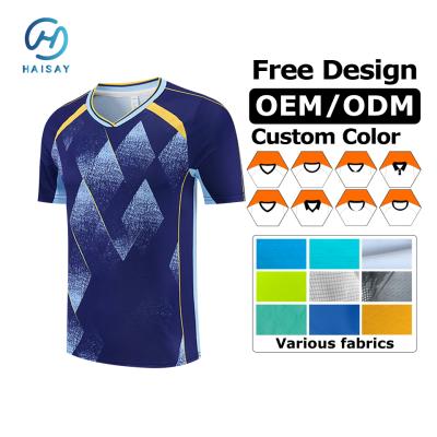 China Custom Team Jersey Made from Quick Dry Polyester Fabric Designed to Keep Players Cool Dry and Comfortable During Matches for sale