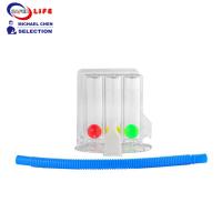China Simulation Medical Training Supplies Equipment 3 Ball Spirometer Breathing Exerciser for sale