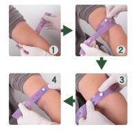 China Wholesales Disposable Tourniquet  First Aid Elastic Button Tourniquet Medical TPE tourniquet for sale