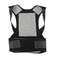 China Wholesale Adjustable Support Stretcher Waist Vest Posture Corrector Belts Injury Back Brace With Heating Pad for sale