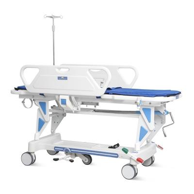 China Top Fashion Wheels Beds Medical Patient Transport Emergency Transfer Vehicle Stretcher Trolley for sale