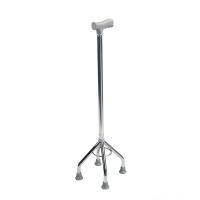 China Wholesale Adjustable Four Leg Walking Stick Cane For Elderly Home care Hospital for sale