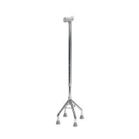 China Wholesale Adjustable Four Leg Walking Stick Cane For Elderly Home care Hospital for sale