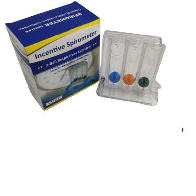 China 3 Ball Respiratory Lung Exerciser Medical  Breathing Commercial First Aid Equipment Supplies for sale
