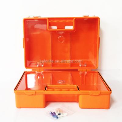 China In Stock Medical workplace wall mount Empty ABS Emergency Survival First Aid Box  Medical Plastic Box case for sale