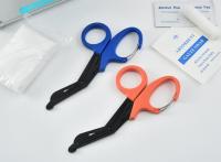 China Black-coated stainless steel medical shear bandage scissor EMS first aid kit IFAK clamp trauma shears for sale