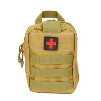China Small Travel First Aid Kit Tourniquet Israeli Bandage Chest Seal Airway Blanket Trauma Pouch for sale