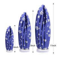 China Reusable Ice cold packs hot water Bags different size therapy  Pain Relief hot water ice bag blue green color for sale