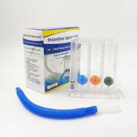 China Breathing exercise equipment lung breathing trainer mouth breathing trainer vital capacity training three ball instrument for sale