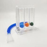 China Breathing exercise equipment lung breathing trainer mouth breathing trainer vital capacity training three ball instrument for sale