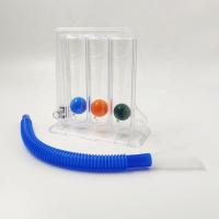 China Breathing exercise equipment lung breathing trainer mouth breathing trainer vital capacity training three ball instrument for sale