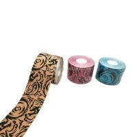 China Hot Selling Cotton Kinesiology Sport Tape For Reduce Muscle Pain Tattoo Design 5CM*5M for sale