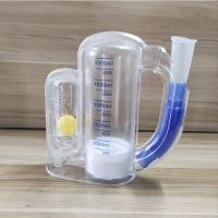 China Breath  Measurement System Breathing Lung Exerciser With Handle 5000 Volumetric Exerciser for sale