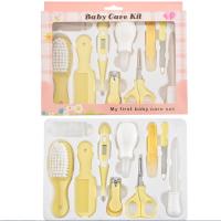 China 10pcs Newborn Nursery Health care Set baby Grooming tool kit baby care kit manufacturer Newborn baby gift set yellow pink blue for sale