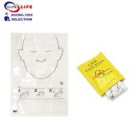 China Mouth to mouth mask disposable manikin CPR training FACE SHIELD for sale