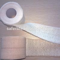 China Saferlife Medical Heavy Sports EAB Tape Cotton Elastic adhesive bandage Fabric Conforming Stretch Bandage for sale