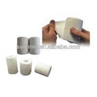 China Saferlife Medical Heavy Sports EAB Tape Cotton Elastic adhesive bandage Fabric Conforming Stretch Bandage for sale
