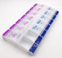 China Weekly pill organizer hot sale pill box 14 case pill storage for sale