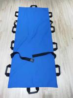 China Folding Stretcher 10 Handles Sheet Medical Soft Stretcher Carry Bag Surgical Medical Kit 178cm for sale