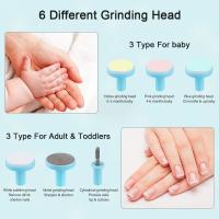 China Portable Adult Baby Electric Nail Trimmer  Safe Kids Adult Grinder Quiet Nail Care Cutter polish and trim for nail for sale