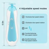 China Portable Adult Baby Electric Nail Trimmer  Safe Kids Adult Grinder Quiet Nail Care Cutter polish and trim for nail for sale