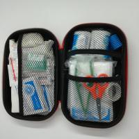 China Compact Travel First Aid Kit Items Case Box Survival Tool Automobile Outdoor 21.5x13.5x5cm for sale
