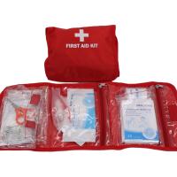 China Emergency first aid kit promotion outdoor first aid kit camping travel portable bag with first aid content for sale