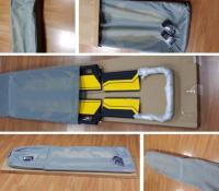 China Carbon Fiber Portable Scoop  Detachable Foldable  Light-Weight First Aid Ambulance Patient Transport Separation  Stretcher for sale