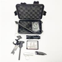China Travel survivor kit Portable Emergency Survival tools with waterproof Shockproof hard case Emergency Survival Kit for sale